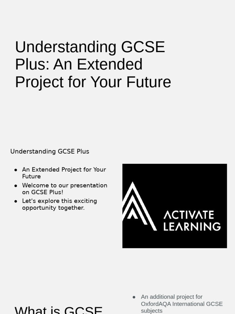 GCSE Plus: Your Extended Project Guide | PDF | Human Communication ...