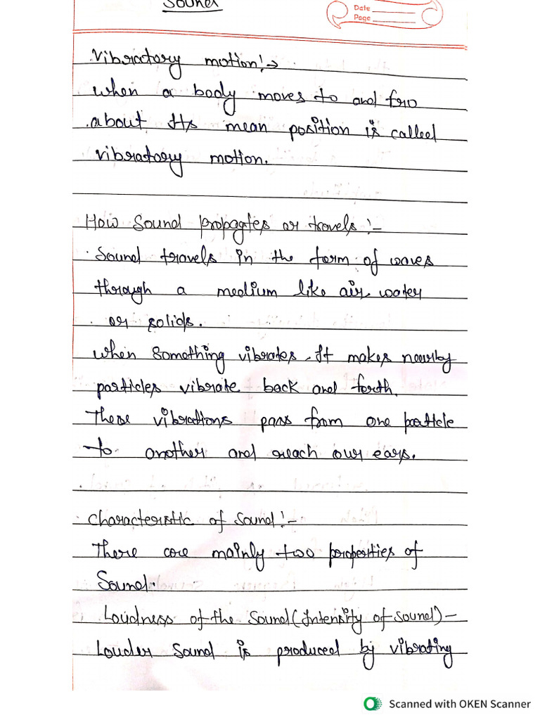 Class 8th Sound | PDF
