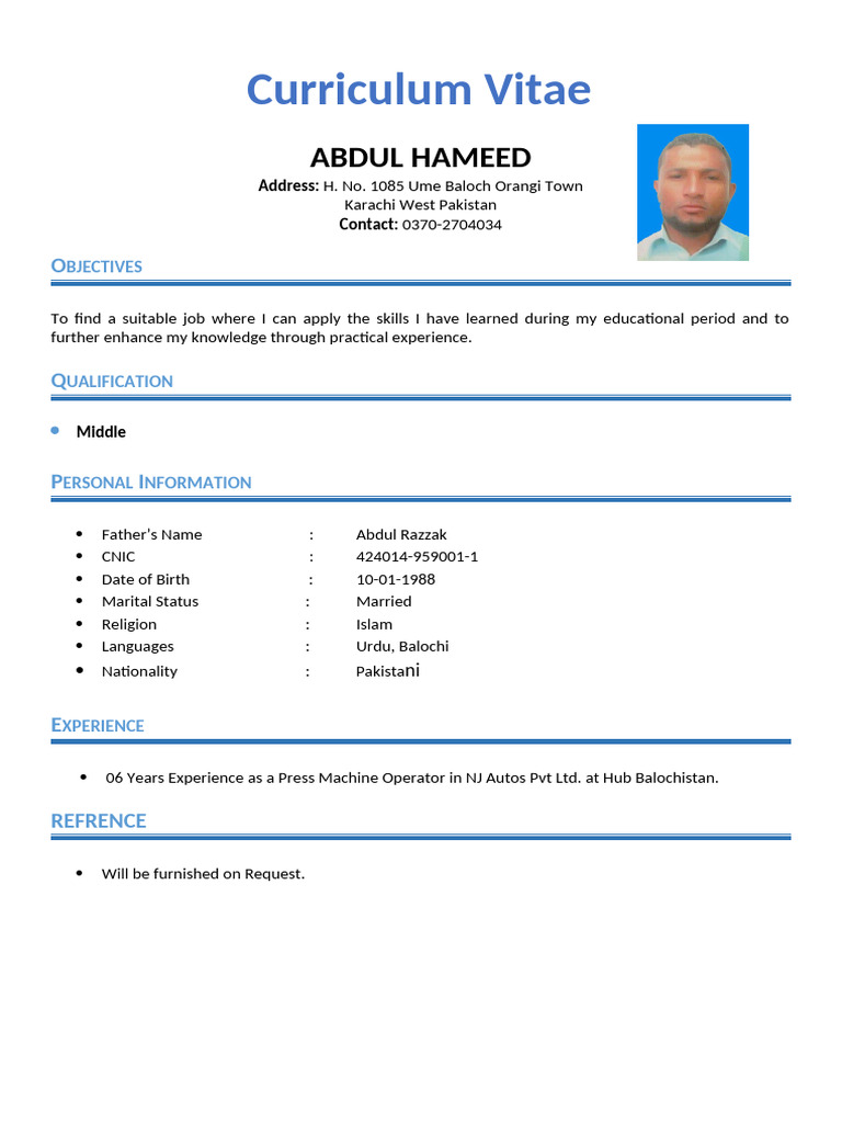 Abdul Hameed | PDF