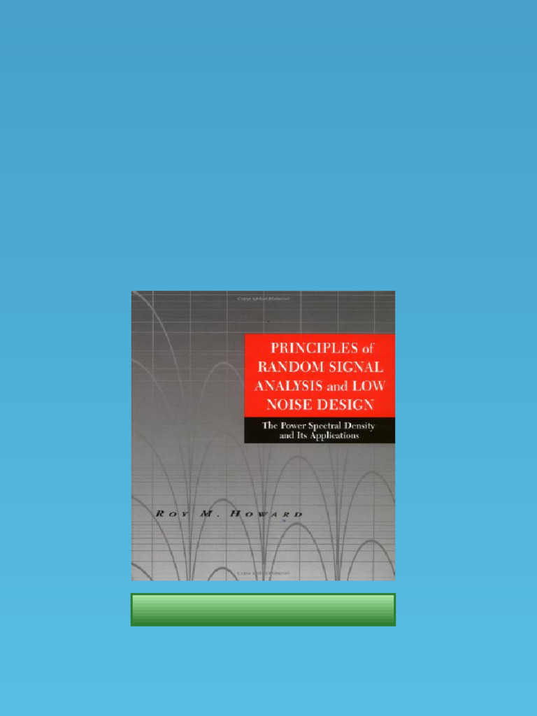 (Ebook) Principles of Random Signal Analysis and Low Noise Design: The Power Spectral Density ...