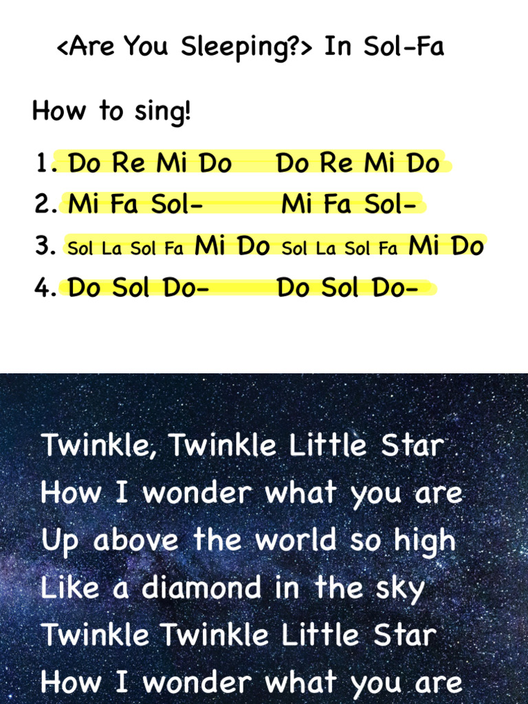In Sol-Fa How To Sing!: Sol La Sol Fa Sol La Sol Fa | PDF