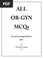 Gynecology & Obstetrics MCQ Guide | PDF | Gynaecology | Motherhood