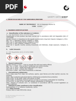 MAPP Gas Safety Data Sheet | PDF | Chemistry | Safety
