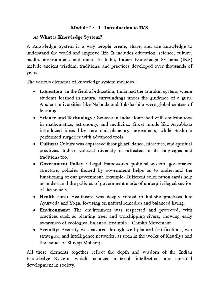 Introduction to Indian Knowledge Systems | PDF | Yoga | Science
