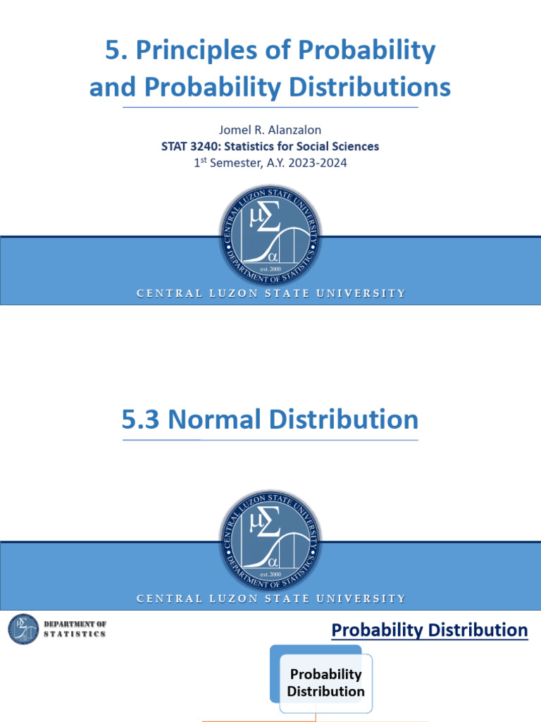 ENGR2200 Module 5. The Normal Distribution | PDF | Normal Distribution ...