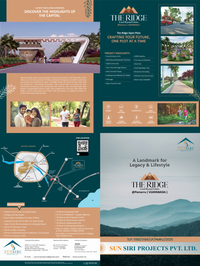 The Ridge Final Brochure 06-08-25 | PDF