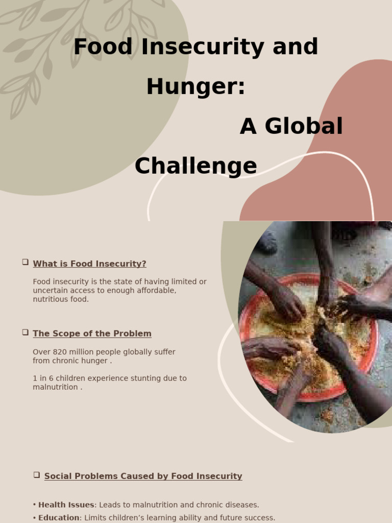 What Is Food Insecurity | PDF