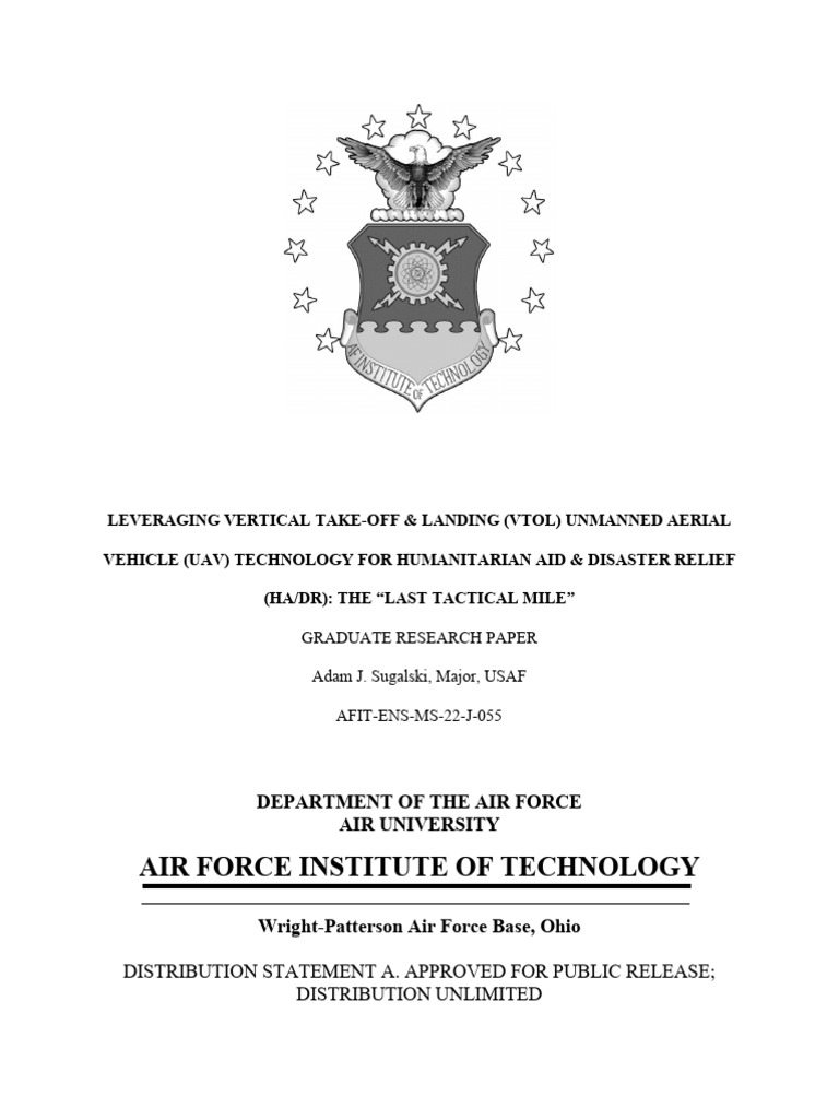 Air Force Institute of Technology: Distribution Statement A. Approved ...