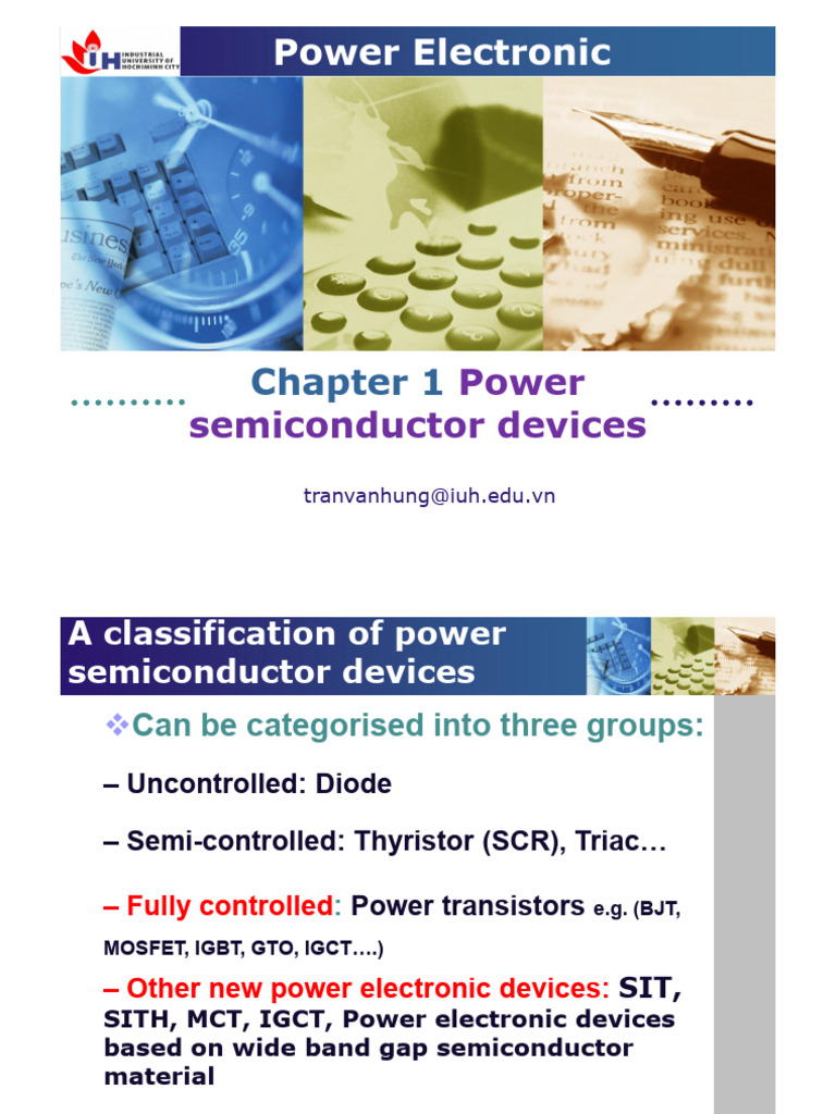 Power Semiconductor Device Overview | PDF | Mosfet | Field Effect ...