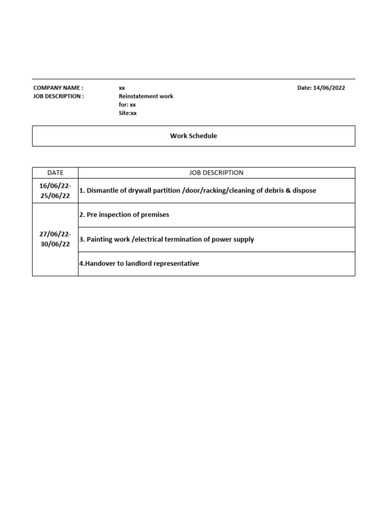 Workers Schedule S | PDF