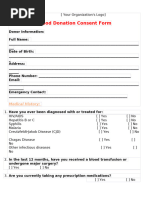 Blood Transfusion Consent Form | PDF