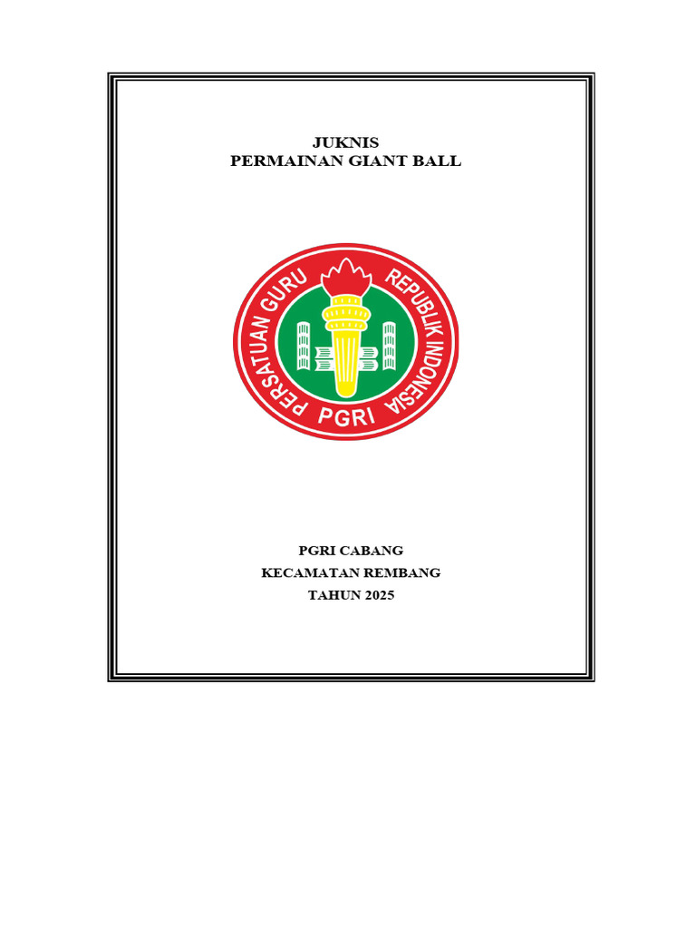 Juknis Lomba Giant Ball | PDF
