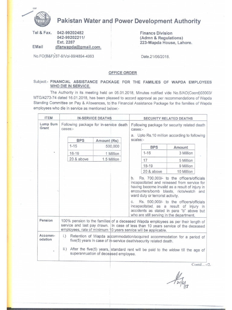 Assistance Package | PDF