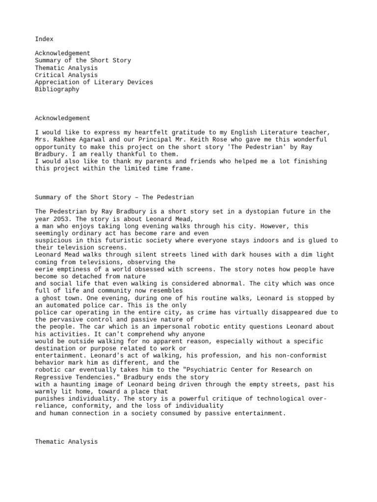 The Pedestrian Project Notepad Format | PDF