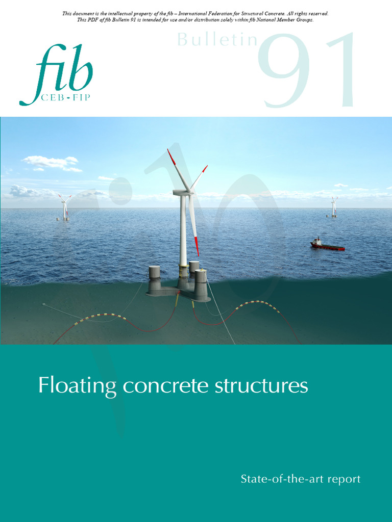 Fib Bulletin_91 - Floating Concrete Structures | PDF | Concrete