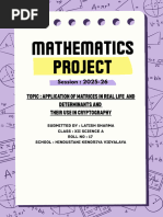 Uses and Application of Matrix in Real Life | PDF | Matrix (Mathematics ...