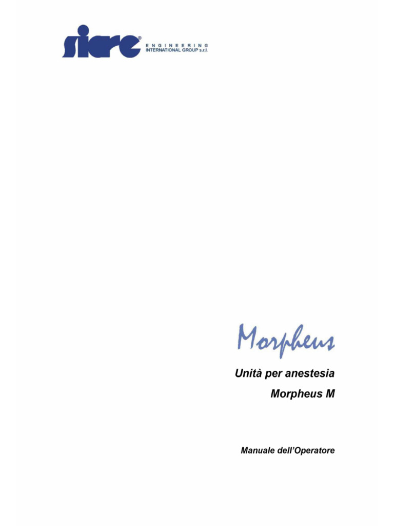 Siare Morpheus-M Ui Rev.5 | PDF