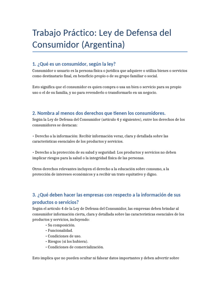 Ley De Defensa Del Consumidor Autos Usadosnull