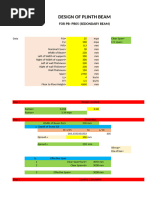 Design of Plinth Beam | PDF | Structural Engineering | Mechanical ...