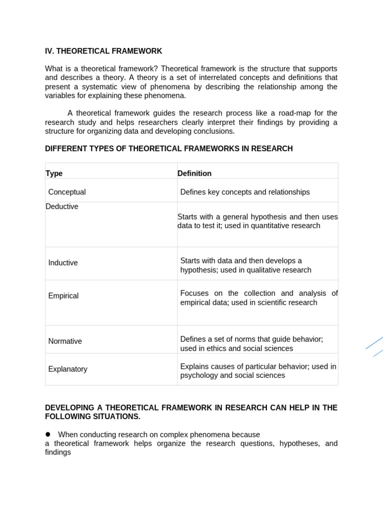 Understanding Theoretical Frameworks in Research | PDF | Theory ...