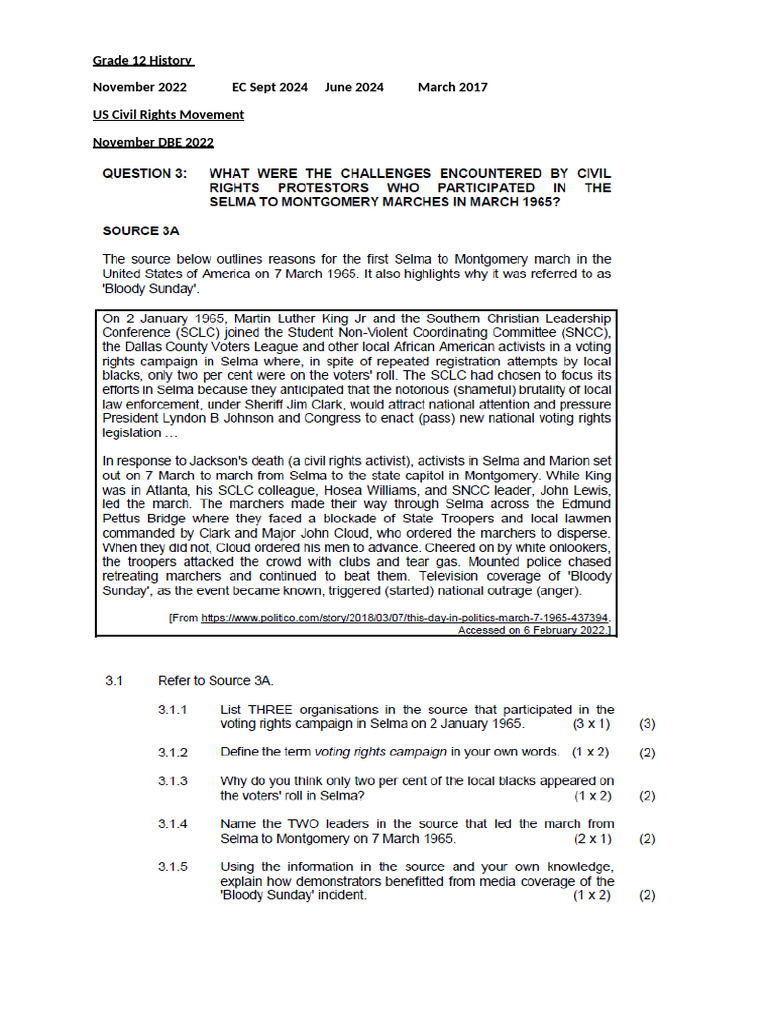 Revision Civil Rights Part 1 | PDF