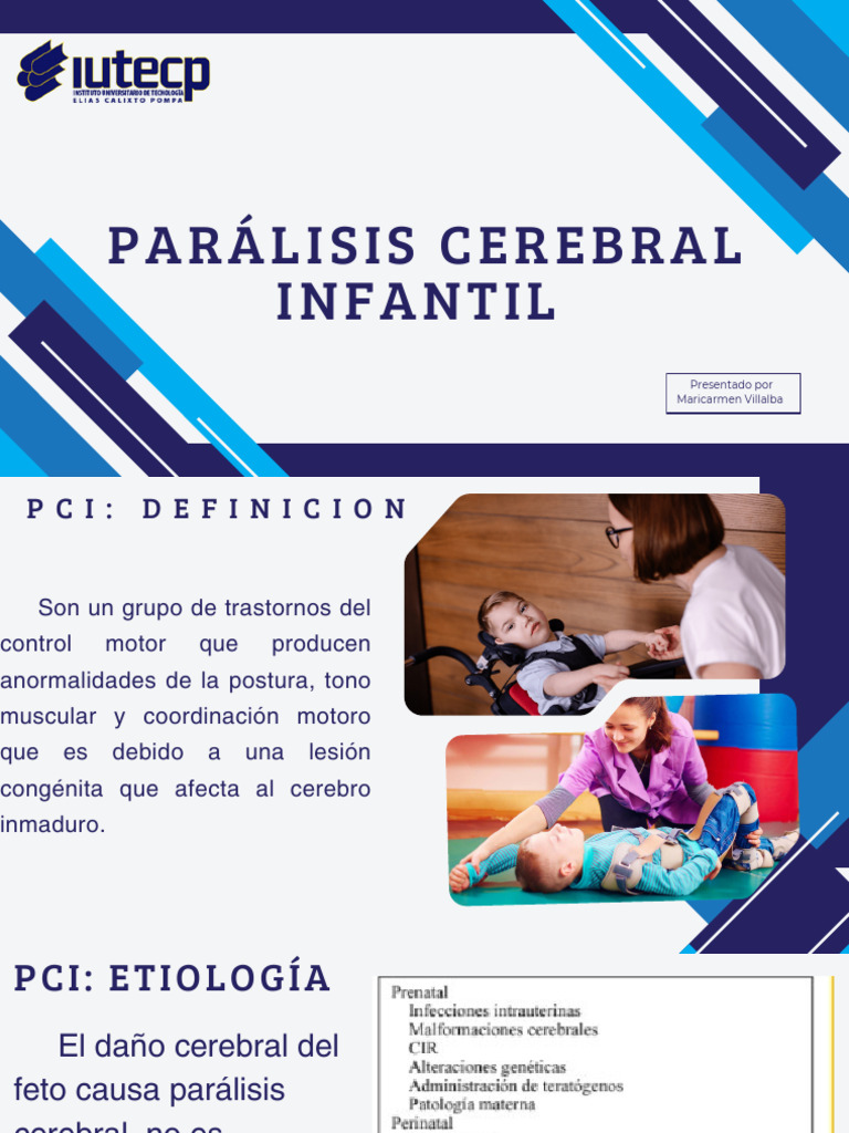 Parálisis Cerebral Infantil | PDF | Parálisis cerebral | Enfermedades y ...