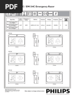 Philips Emergency Exit Sign Features | PDF | Electrical Engineering ...
