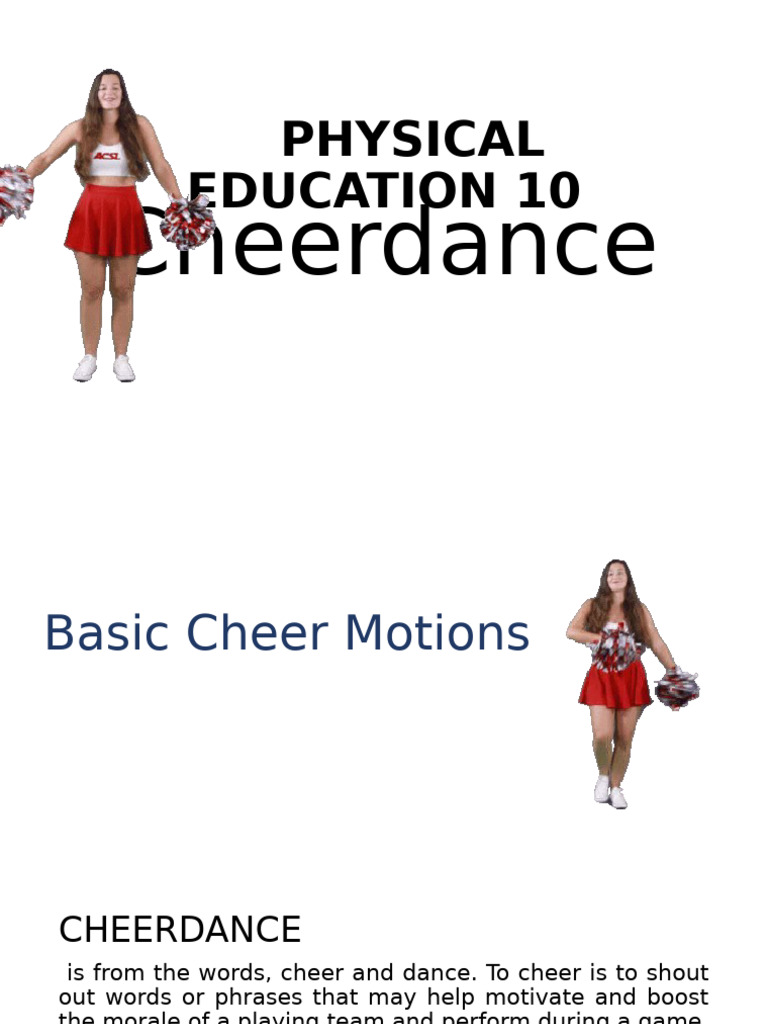Basic Cheer Motions Explained | PDF