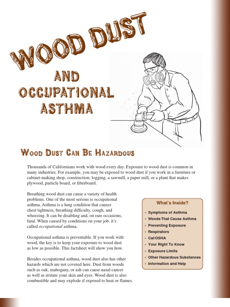 And Occupational Asthma: Wood Dus T | Download Free PDF | Occupational ...