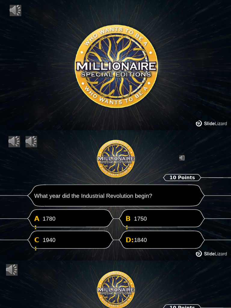 Who Wants To Be A Millionaire - The Industrial Revolution | PDF ...