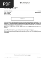 Unit 3: Personal and Business Finance - Sample Mark Scheme: General ...