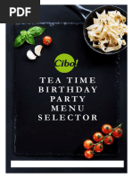 BQT Snacks Menu Package | PDF