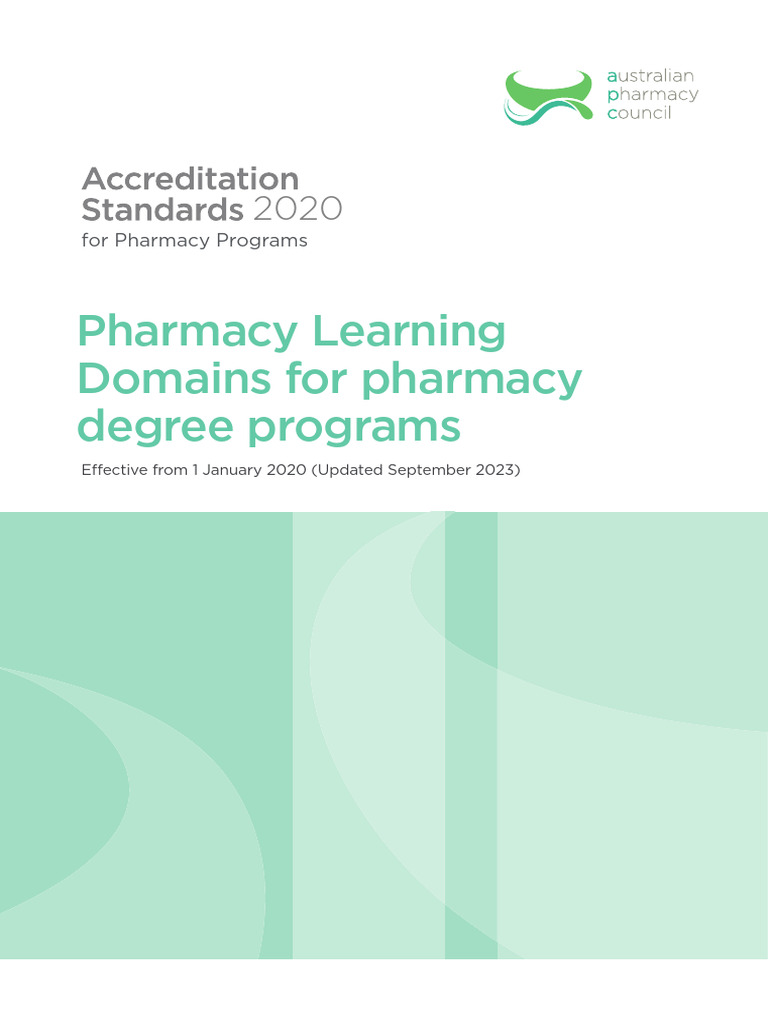 Pharmacy Learning Domains 2020 - Updated Sep 2023 | PDF | Pharmacy ...