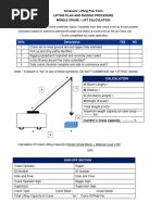 Mobile Crane Lifting Plan Template | PDF