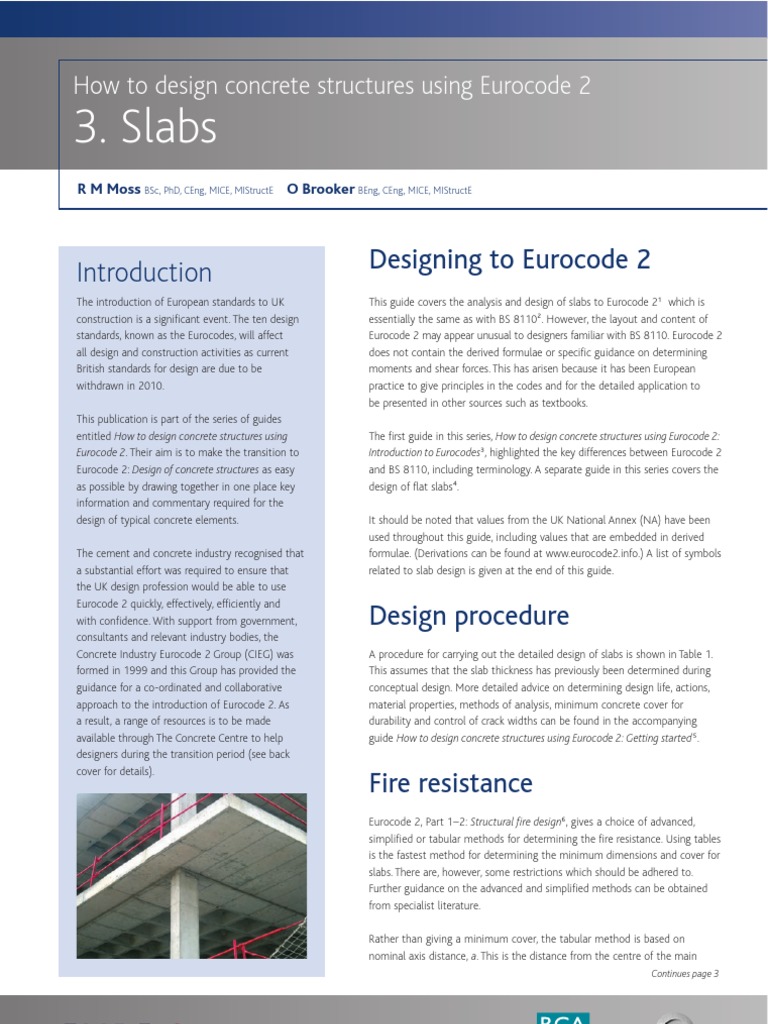 Slabs: Designing To Eurocode 2 | PDF | Bending | Beam (Structure)