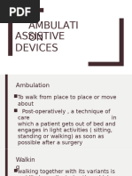 Ambulation Devices Final | PDF | Wheelchair | Walking