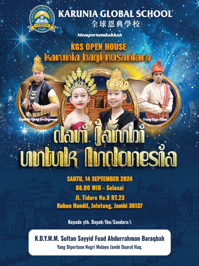 Undangan Open House KGS 2024 - Sultan Sayyid Fuad Abdurrahman Baraqbah ...
