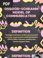 Osgood-Schramm Model of Communication | PDF