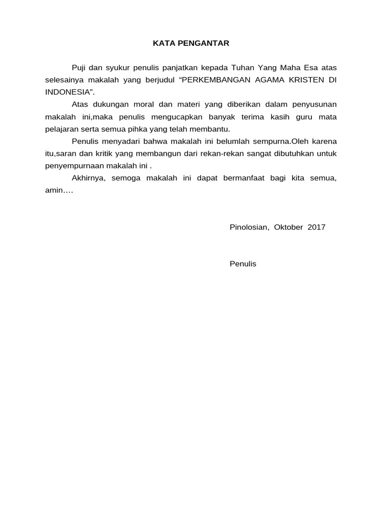 Makalah Penyebaran Agama Kristen | PDF
