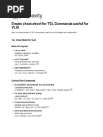 Practical Exposure To Writing TCL With Examples - iVLSI - All About ...