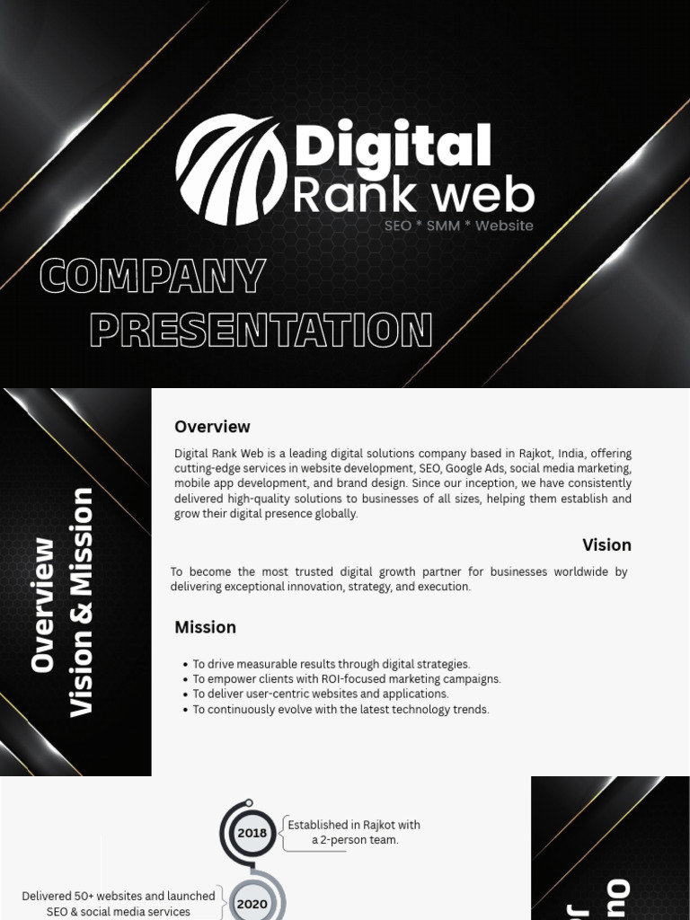 Digital Rank Web: Growth & Services Overview | PDF | Search Engine ...