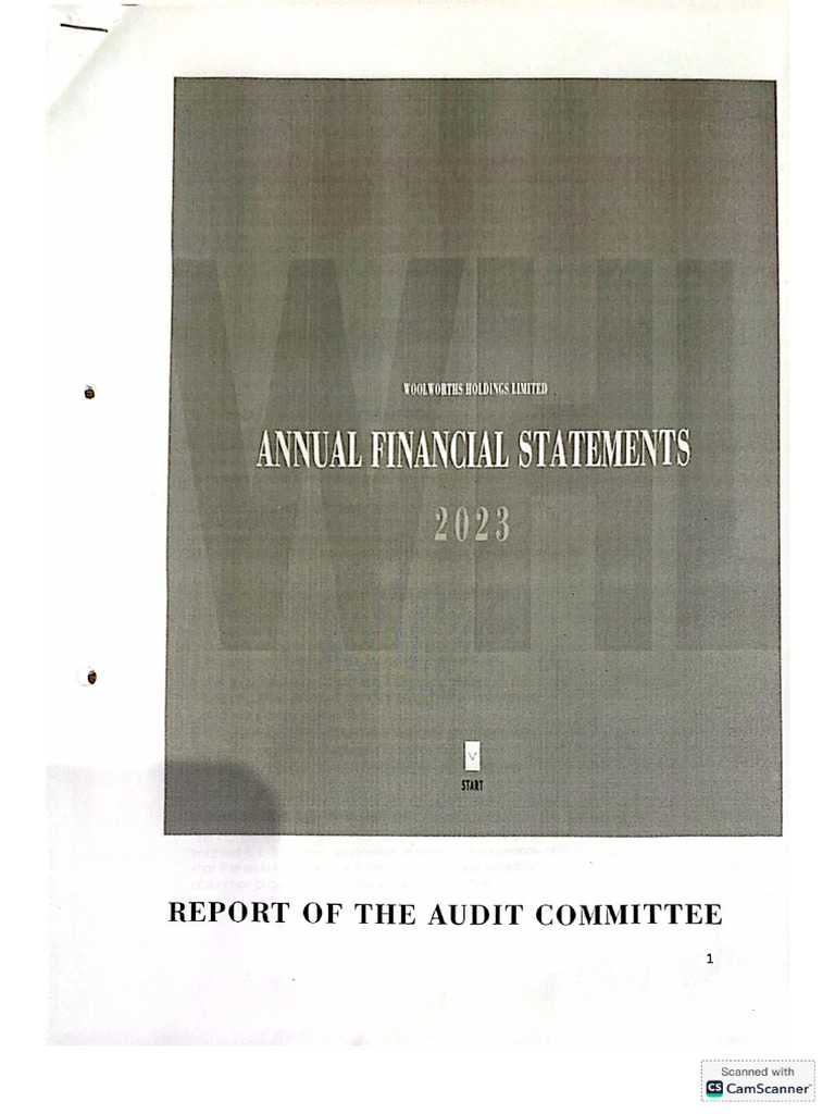 Grade 12 Acc Project 2024 Financial Statement | PDF