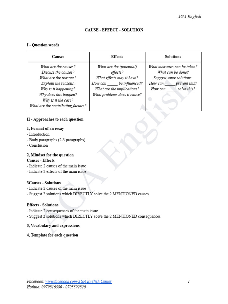 Lesson 6 Cause Effect Solution Pdf Cognition Social Psychology