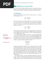 VSEPR Hybridization Table | PDF
