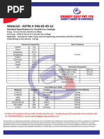 Technical Specifications - ASTM A27 Grade 70-40 | PDF | Steel | Alloy