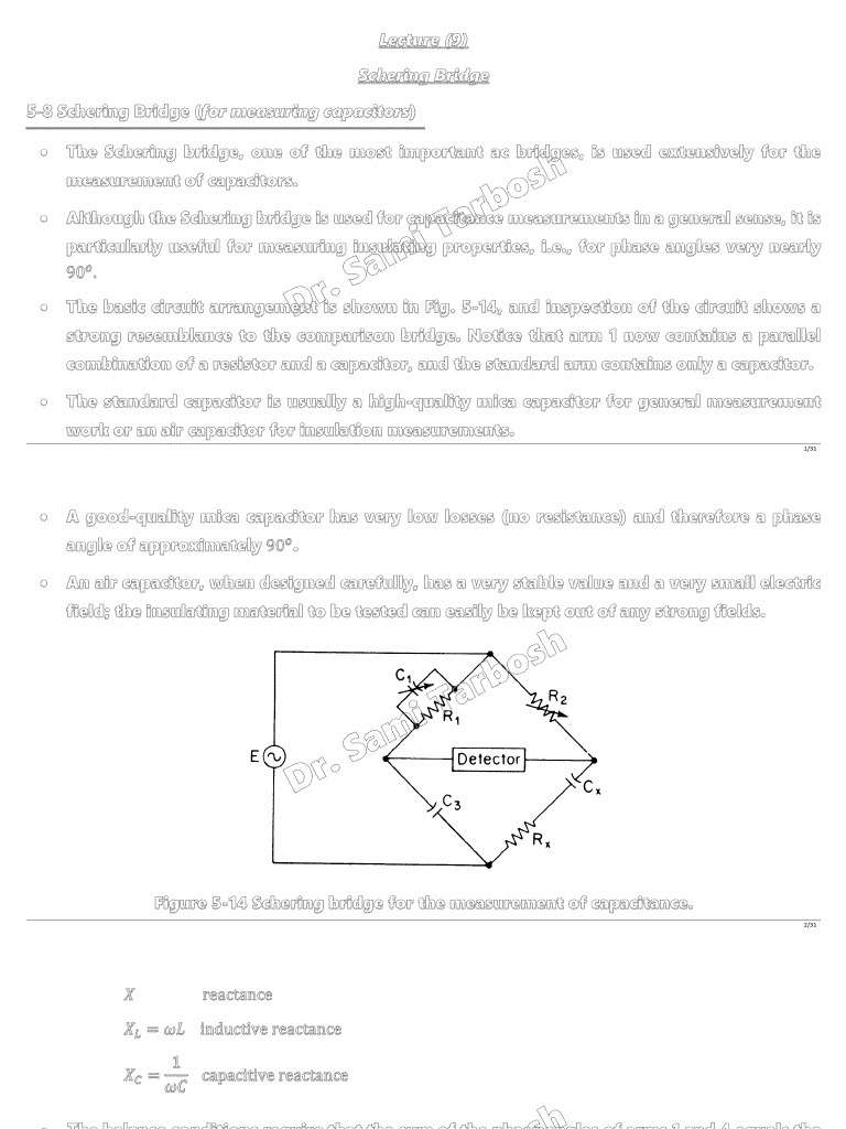 L9 Schering Bridge | PDF