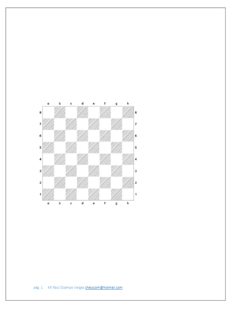 1. Introducción al uso de algoritmos en Ajedrez | PDF | Ajedrez | Aperturas de ajedrez