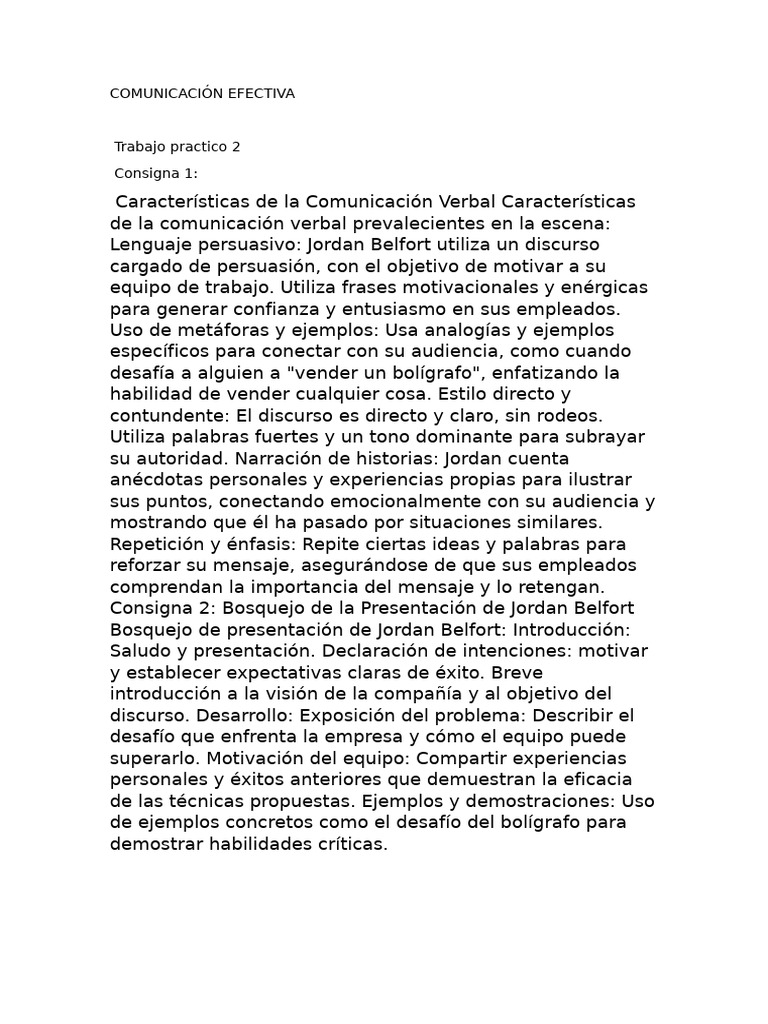 COMUNICACIÓN EFECTIVA Api 2 | PDF | Comunicación | Comunicación no verbal