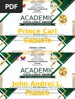 1ST Quarter Recognition | PDF