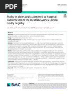 Rockwood Frailty Scale | PDF
